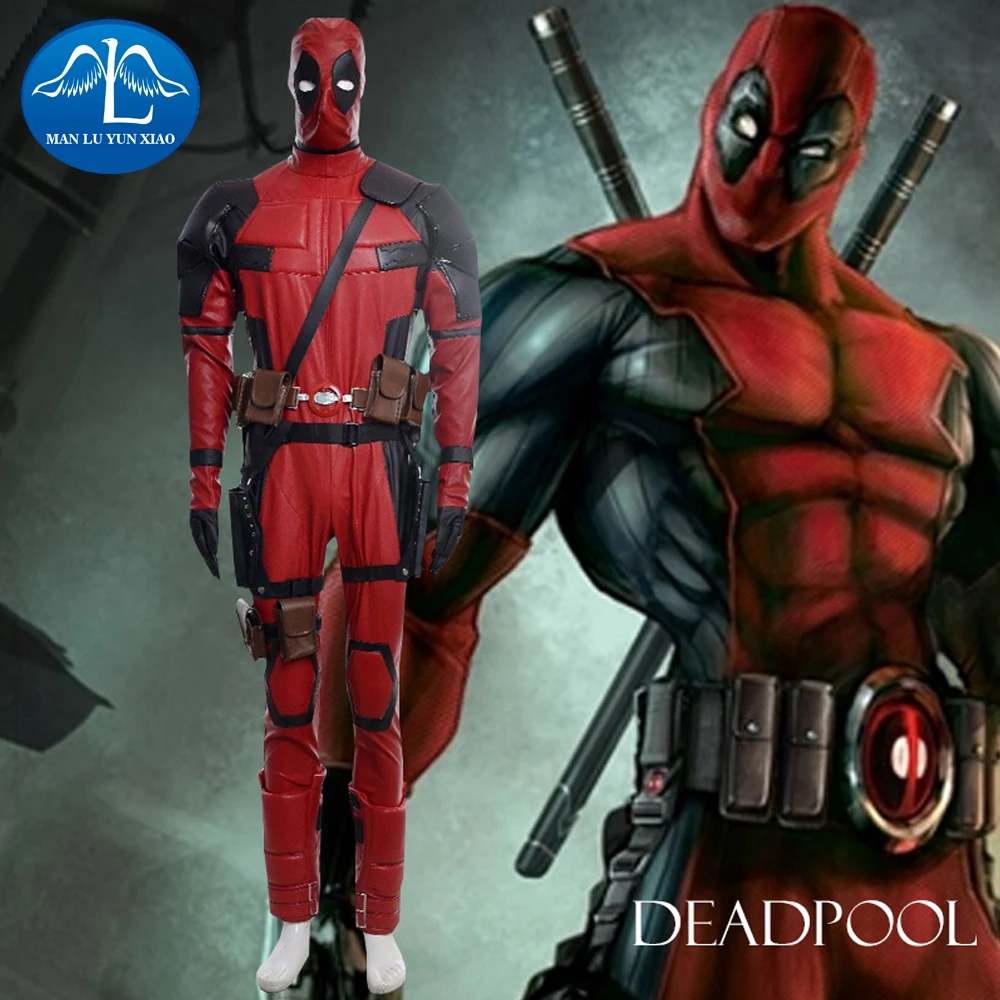 Custom Made X men Deadpool Costume Outfits Adult Mens Jumpsuits ...