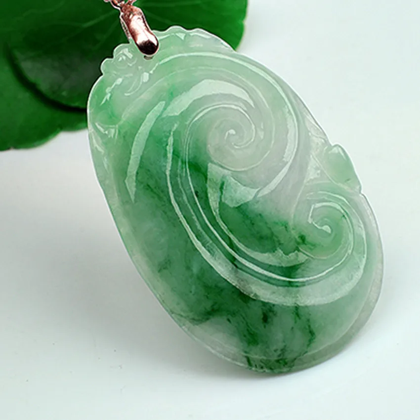 Fashion fine jewelry, female natural Burma stone ruyi pendant, jewelry ...