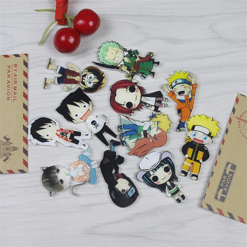 Creative Anime Naruto Luffy Refrigerator Souvenir Sticker wholesale ...