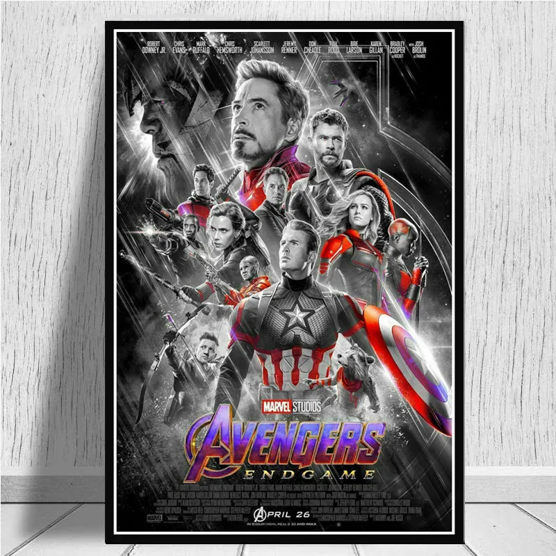 Avengers EndGame Chinese Marvel Movie End Game Superhero Poster And ...