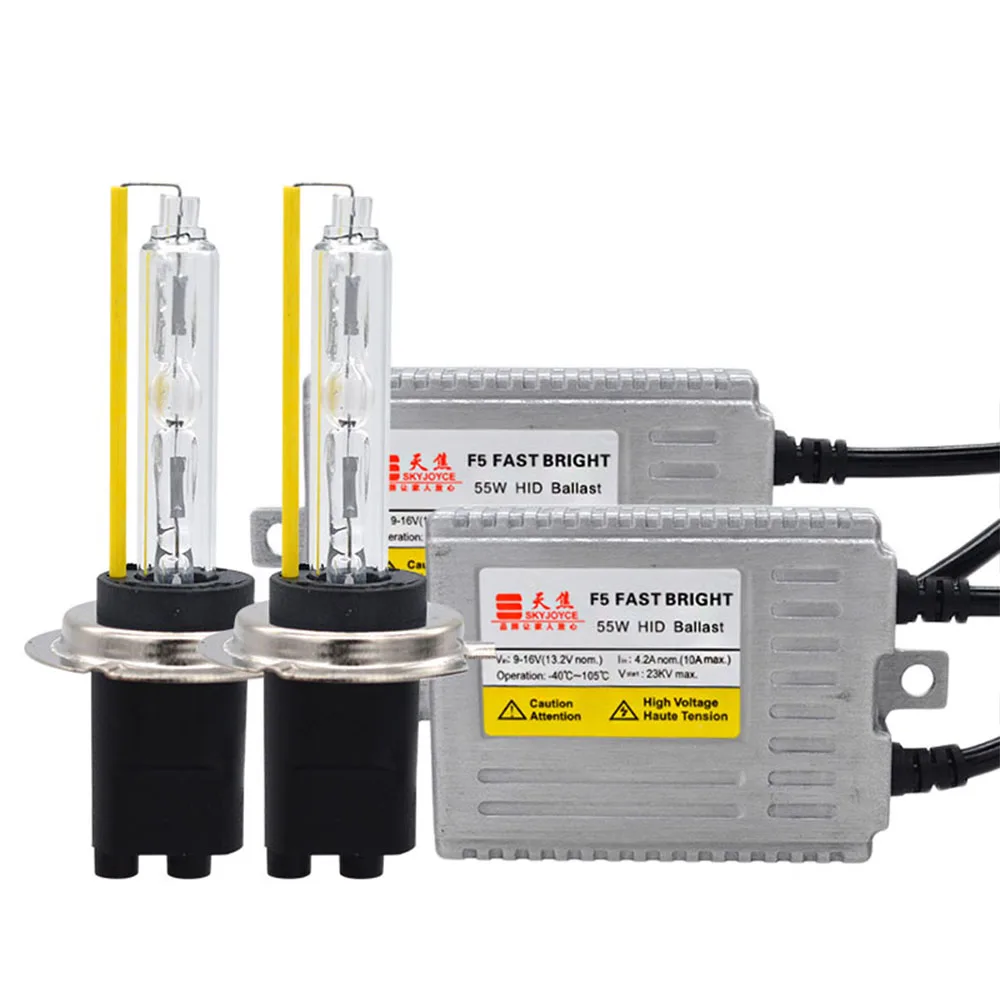 55W Fast Start F5 HID Ballast Xenon D2H 9012 HID Headlight Kit Fast ...