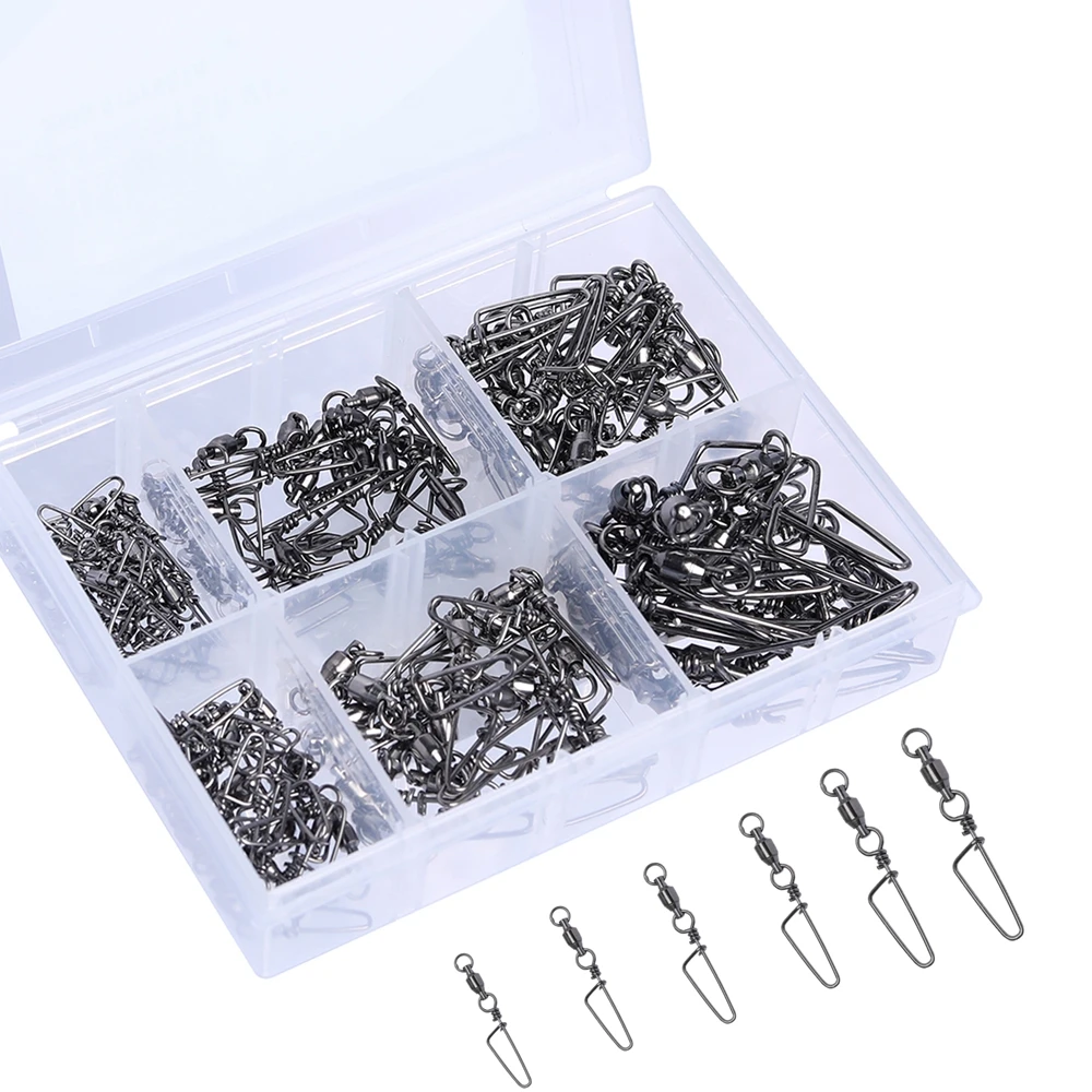 Goture Fishing Swivels Set Ball Bearing/Barrel Rolling Swivel with ...