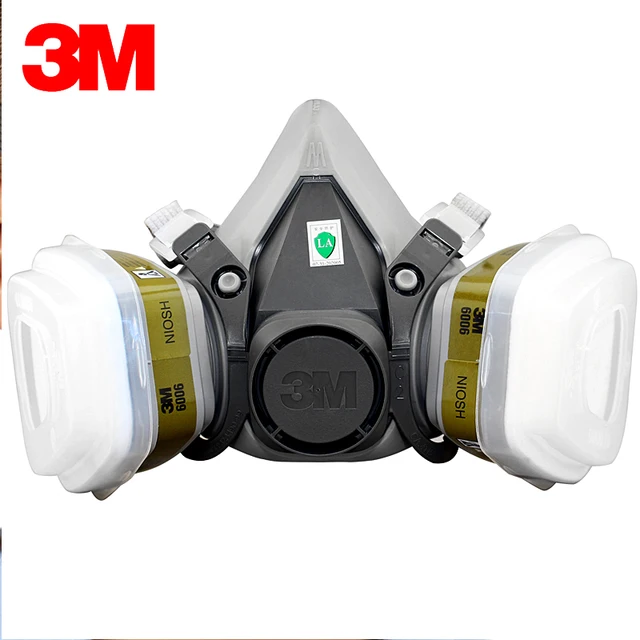 3M 6200+6006 Half Face Mask Respirator Renovated Laboratory ...