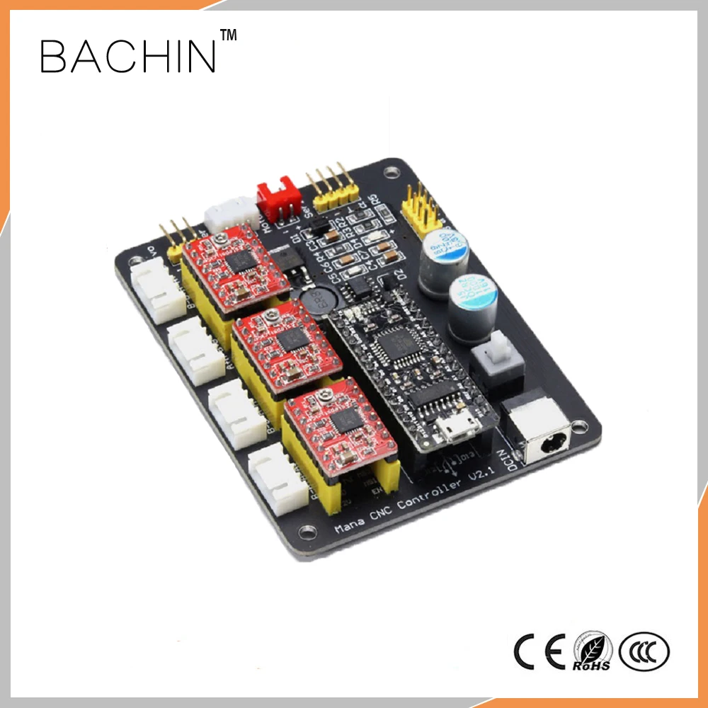 Mana 3 Axis Controller DIY Laser Engraving Machine Stepper Motor Drive ...