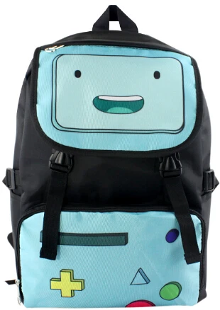 Adventure Time BMO Backpack Blue Beemo Canvas School Bag New/wtag ...