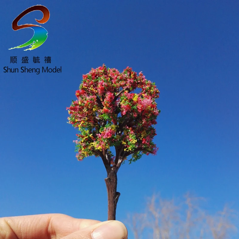 8cm-tree-with-colorful-tree-foliage-Scale-Train-Layout-Set-Model-Scale ...