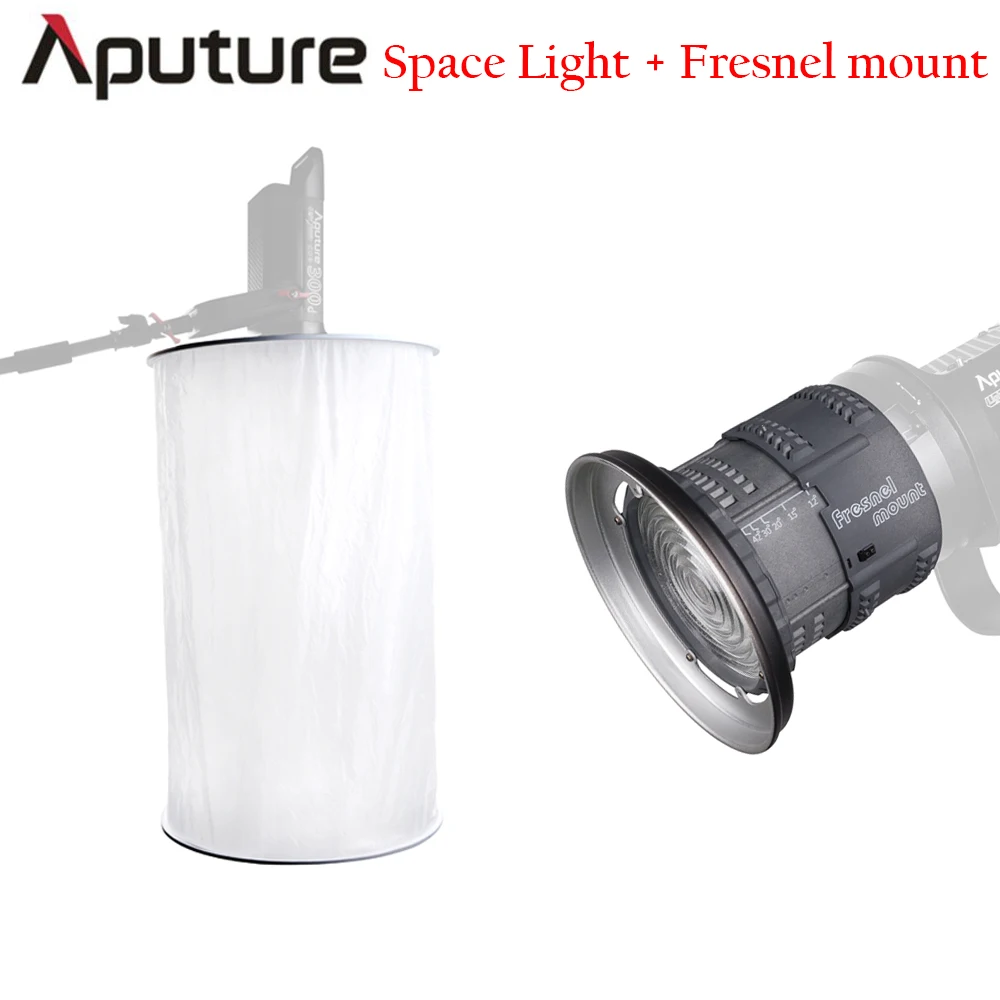 Aputure space light+fresnel mount detachable reflector standard bowens ...