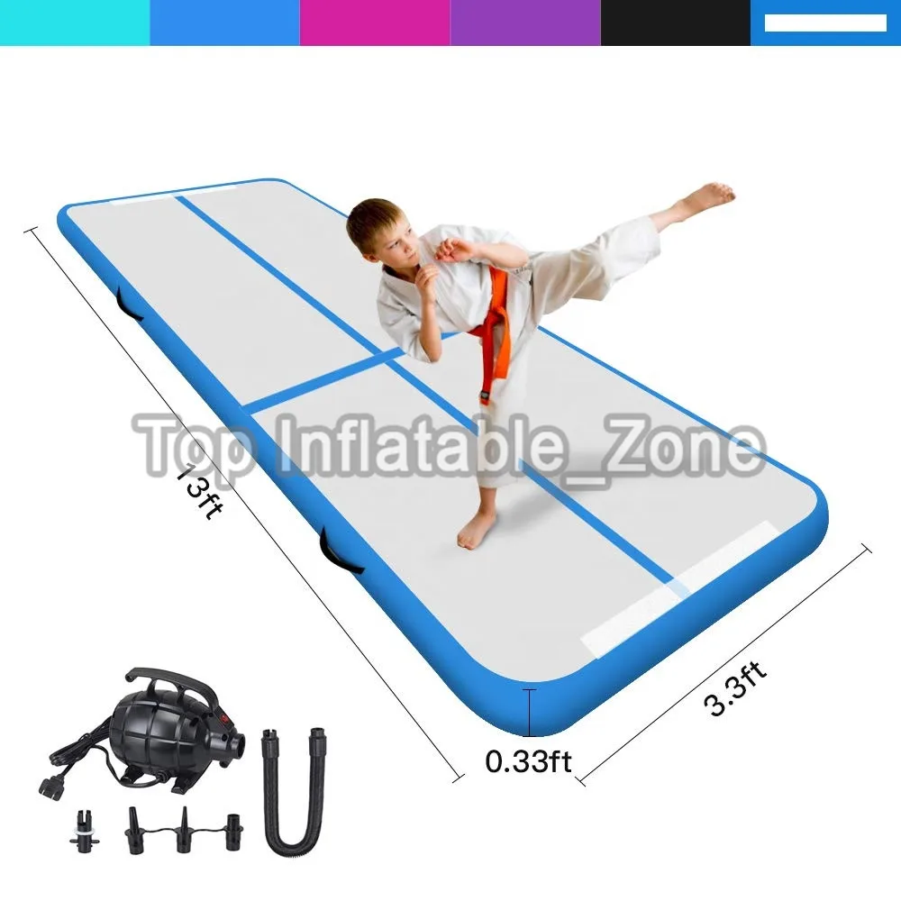 Blue-Color-Gymnastic-Mat-With-Pump-3M-Length-0-1M-Thickness-Yoga-Gmy ...