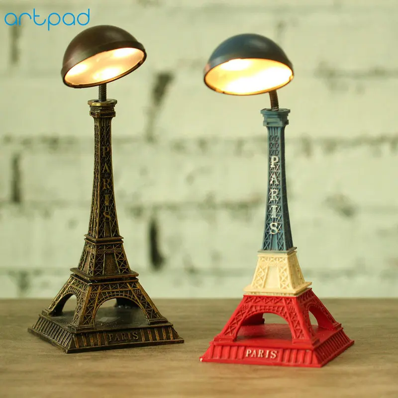 Artpad Kreative Paris Eiffelturm Lampe Warm Weiß Batterie Betrieben LED ...