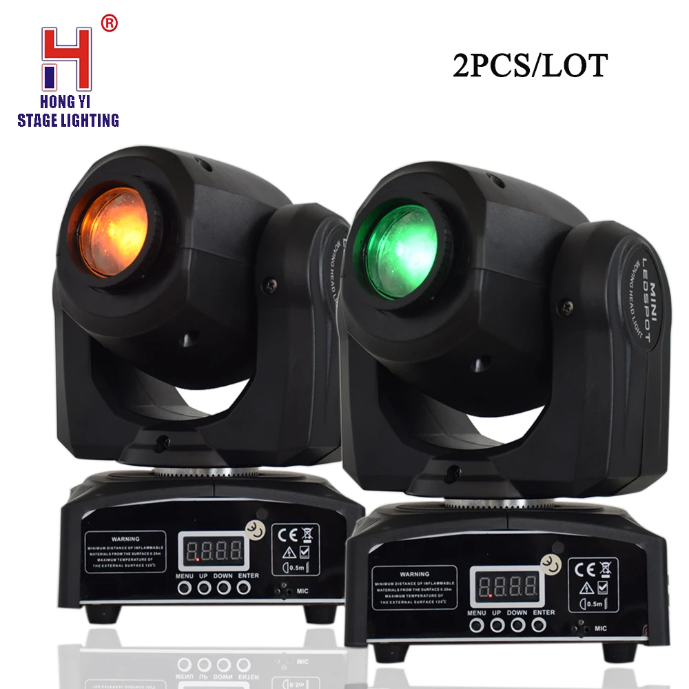 LED Inno Pocket Spot Mini Moving Head Light 10W DMX 8 Gobos Effect ...
