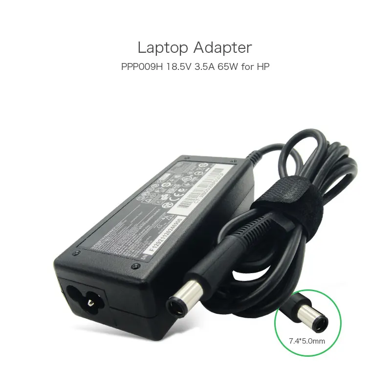 Portable Power Supply 18.5V 3.5A 65W 7.4*5.0mm External AC Adapter for ...