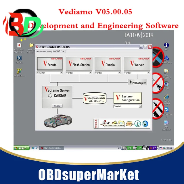 Vediamo V05.00.05 Development and Engineering Software for MB c3 C4 /c5 ...