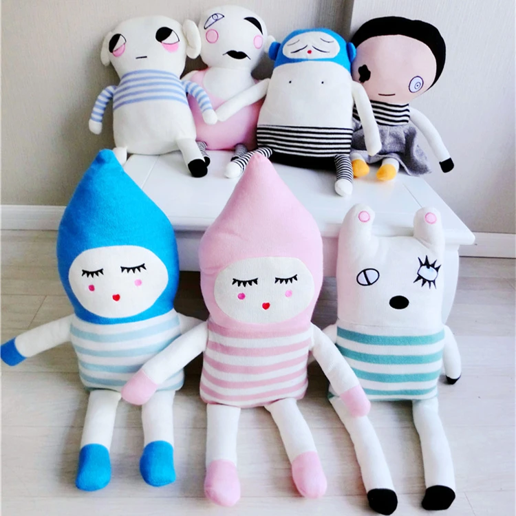 Cute Creative Woolen Yarn Doll Cartoon Fancy Stuffed Toy Soft Cotton ...
