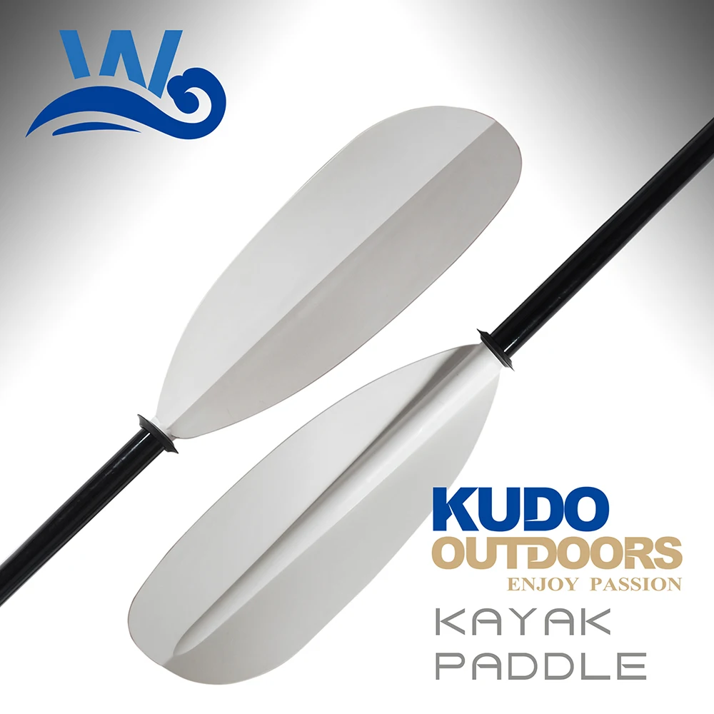 Sea-Kayak-Paddle-with-Glass-Fibre-Shaft-and-White-Plastic-Blade-AB ...
