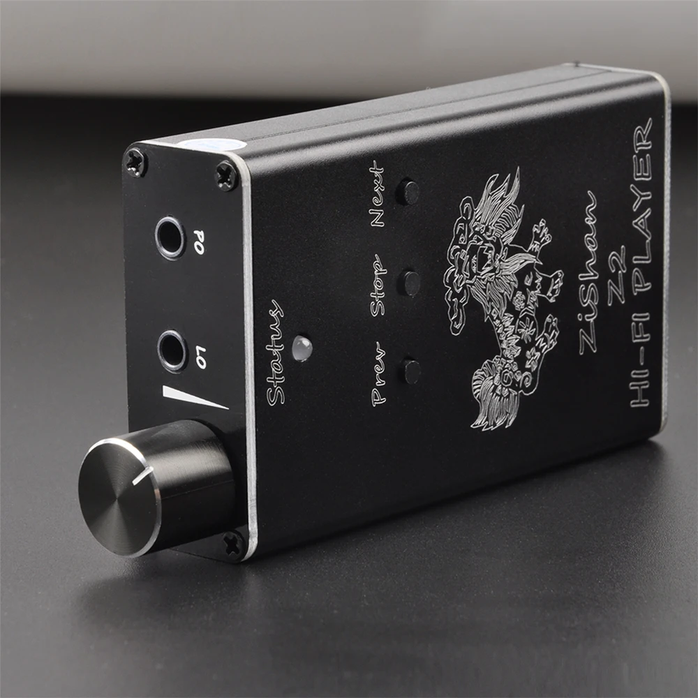 Wooeasy DIY MP3 Zishan Z2 плеер без потерь музыка MP3 HiFi музыкальный плеер Поддержка усилителя ...