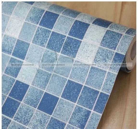 Shanghaimagicbox 45*100cm Mosaic Wall Tile Transfers Stickers Square ...