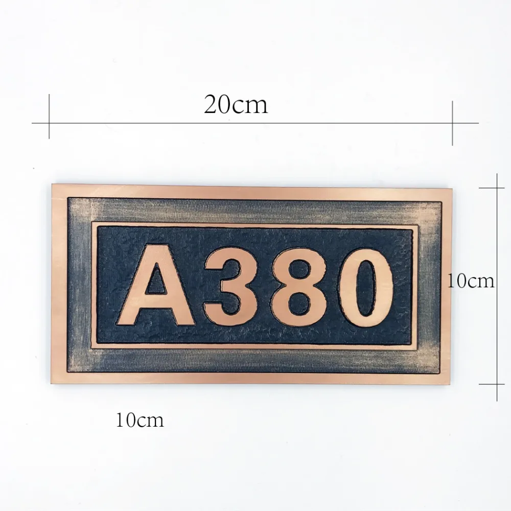 Gate Number Custom Made Apartment Villa Door Plate House Number Classic ...