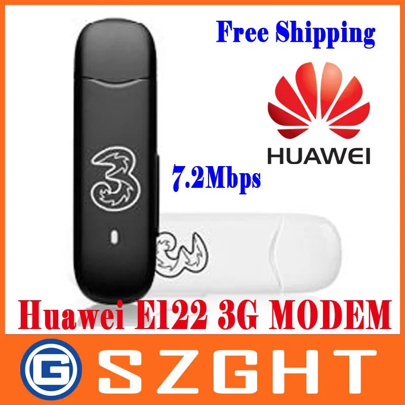 Huawei E122 HSDPA HSUPA Broadband 3.5G USB โมเด็ม 7.2 Mbps จัดส่งฟรี PK ...