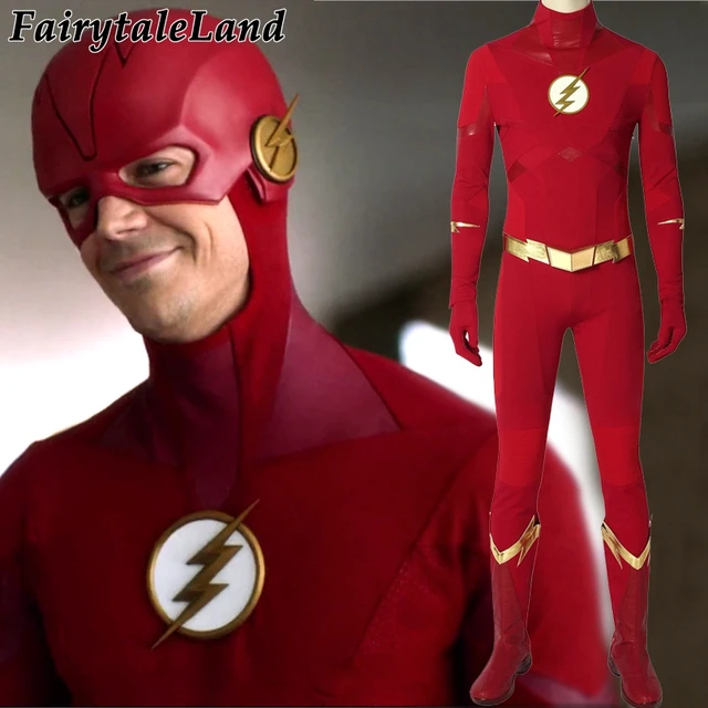 The Flash Season 5 Barry Allen Cosplay Costume superhero Halloween ...