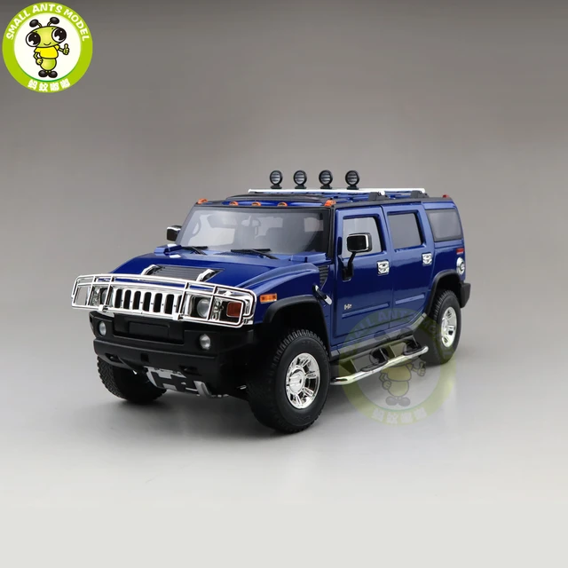 Blue Hummer Car