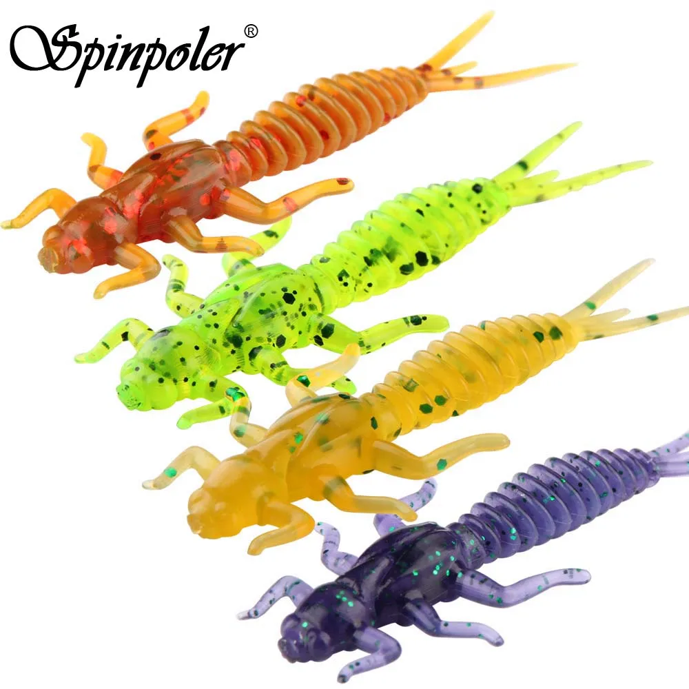 New-Reach-Soft-Lures-Soft-Plastic-Lures-Larva-1-4g-6cm-Floating ...