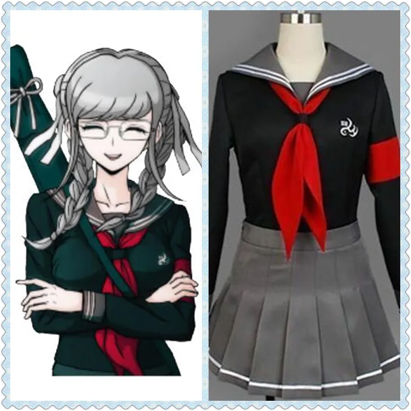 Cosplay Costume Peko Pekoyama Cos Anime Dangan Ronpa 2 : Sayonara ...
