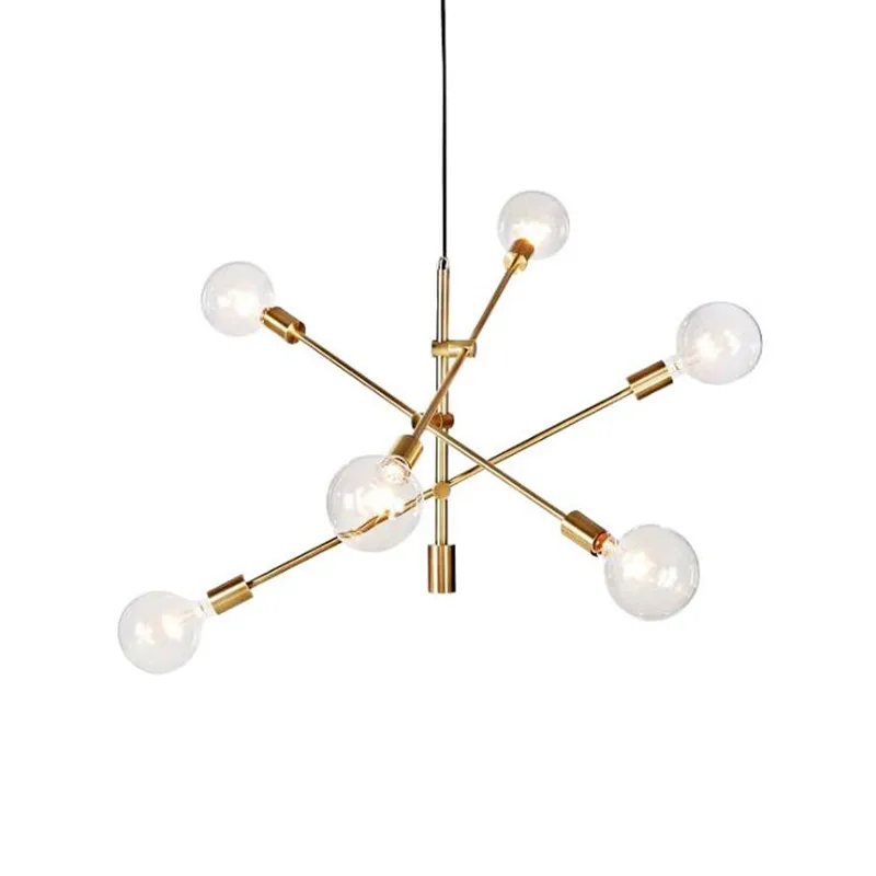 Abajur Nordic Modern Art Dining Room Hanglamp LED Pendant Light ...