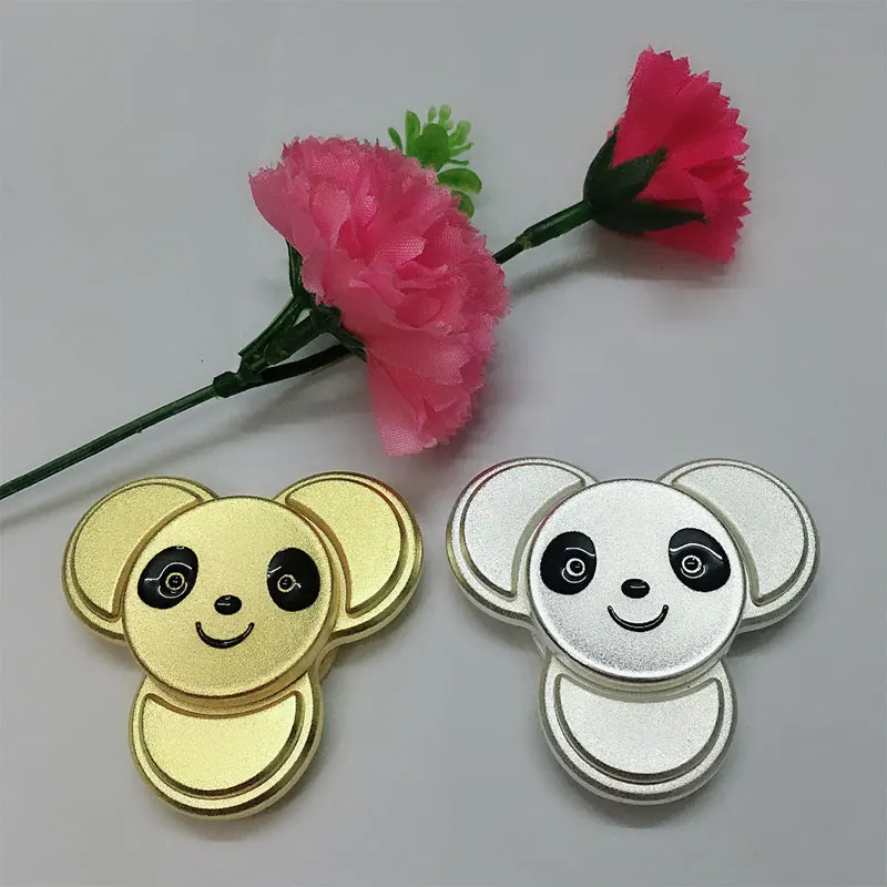 Cute Panda Trefoil Fingertip Gyro Hand Spinner High Speed Rotation R188 ...
