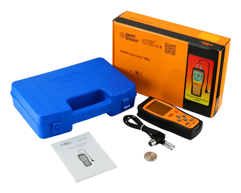 Smart Sensor Ultrasonic thickness gauge Digital sheet metal Measuring ...