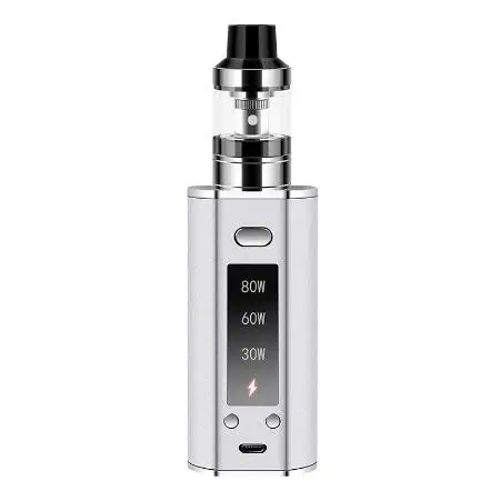 80W Box Mod Huge Vapor 2000Ah Build-in Battery Thick Vaporizer Hookah Shisha Pen E Cig Smoke LED ...