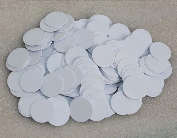 ISO14443A Waterproof Plastic Round RFID Tags 13.56mhz RFID Coin Disc ...