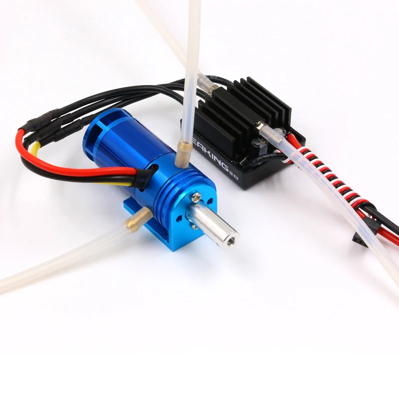 Rc Boat Brushless Power Drive Set 2 4s 2862 2800kv High Speed Brushless Motorhobbywing Seaking