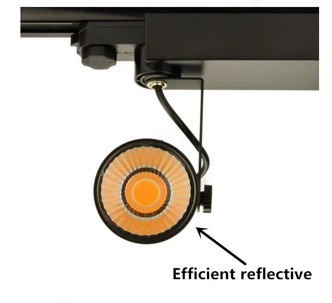 COB 30W Led Track light aluminum Ceiling Rail Track lighting Spot Rail ...