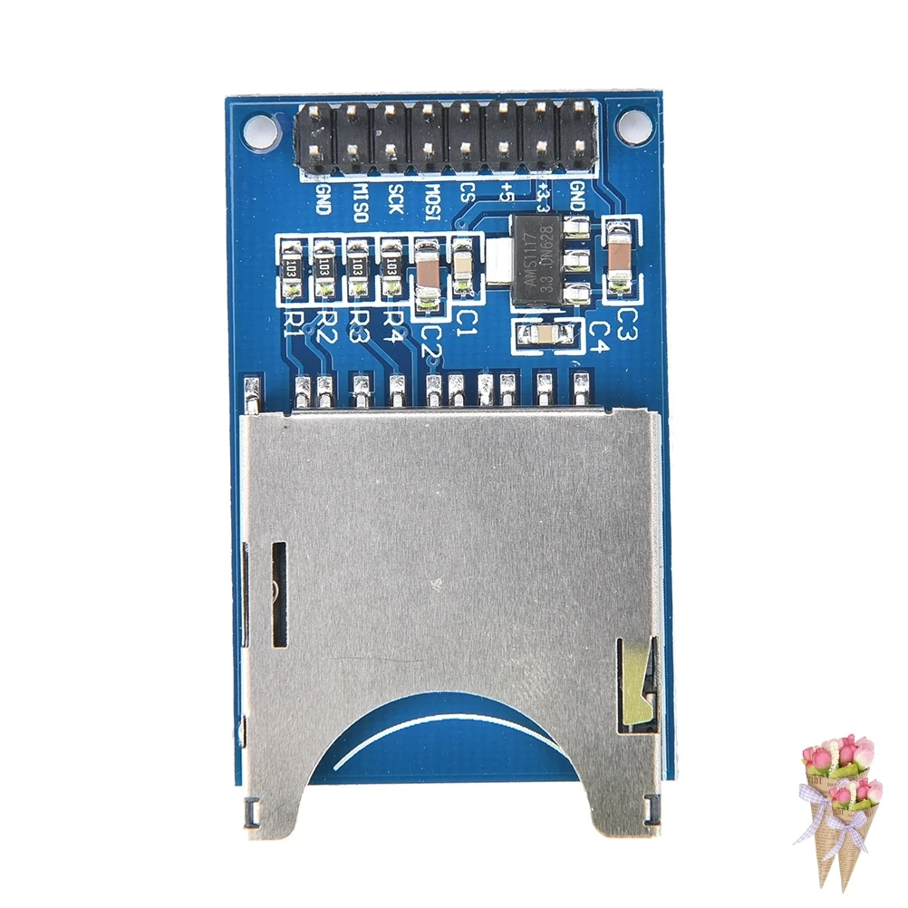 Reading And Writing Module Sd Card Module Slot Socket Reader Arm Mcu For Arduino Diy Starter Kit 