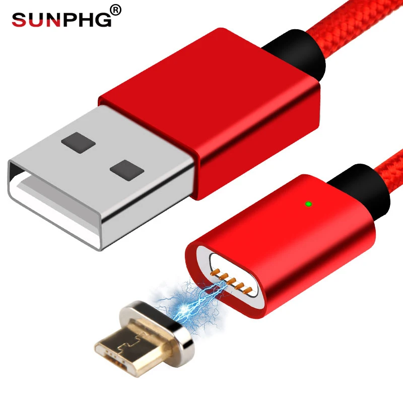 Magnetic Cable Micro USB Magnetic Charger For Xiaomi Huawei Android ...