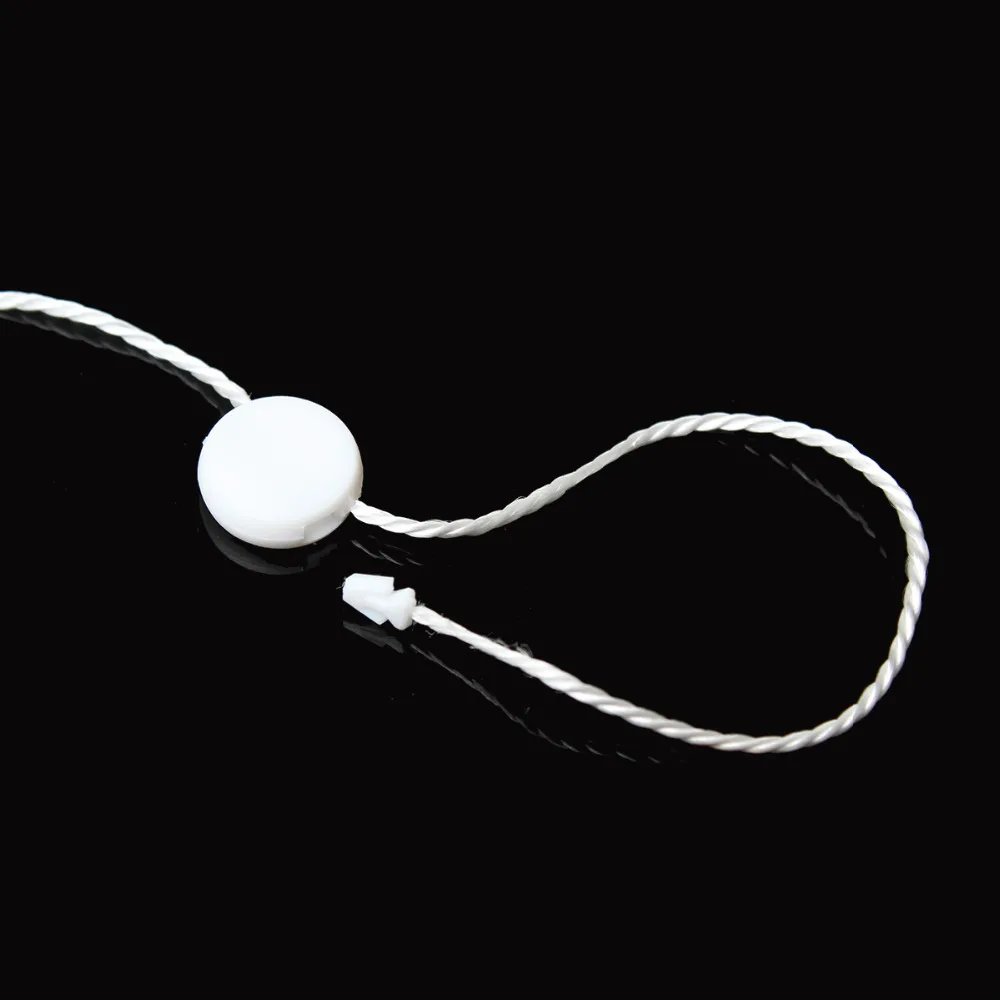 200PC/pack Badge Holder&Accessories White Polyester Rope String Plastic ...
