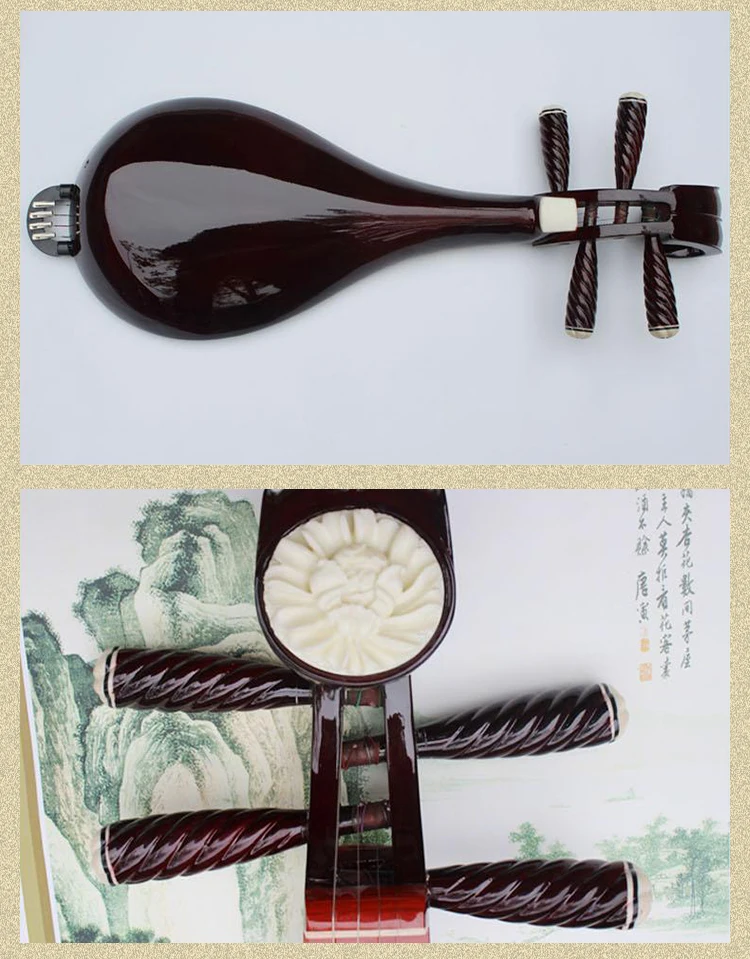 Профессиональный Liuqin Lignum vitae Liu Qin китайский lute mandolin ...