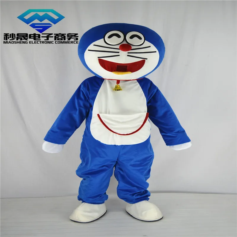 2017 blue fat cat mascot costume cartoon Costume Mascot stage costume ...