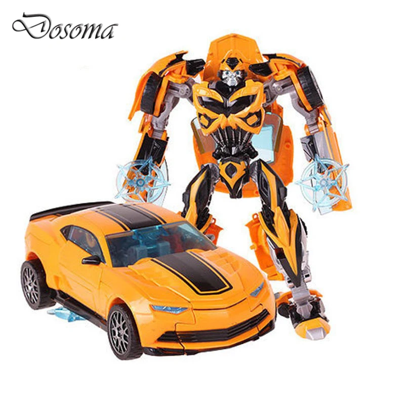 Cool Robot Car Transformation Toys Kids Bumblebee Toy Anime ...