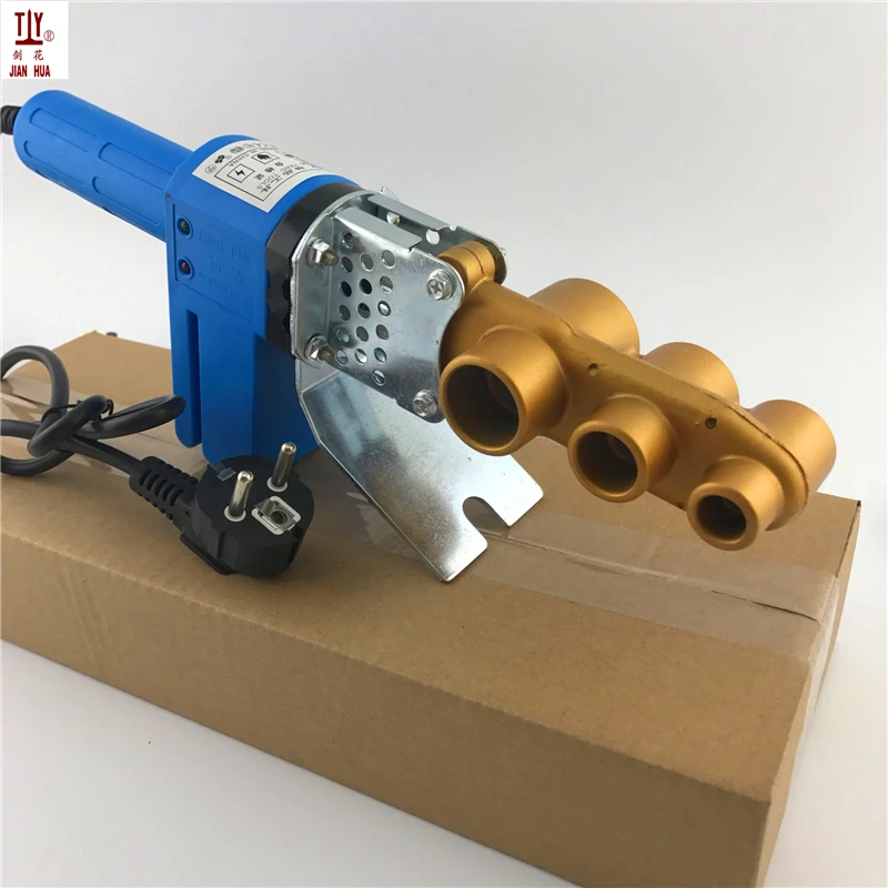 Máquina de soldadura de Tubos electrónicos, termofusionadora Ppr de 20 32mm y 220V, soldador ...