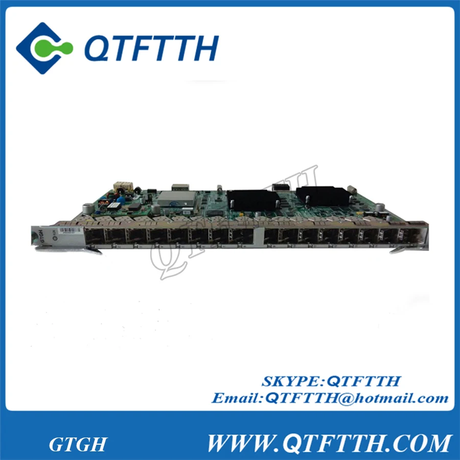 Original ZTE C300 OLT 16 ports GPON board GTGH with 16 SFP modules|zte c300|olt ztezte gpon olt ...