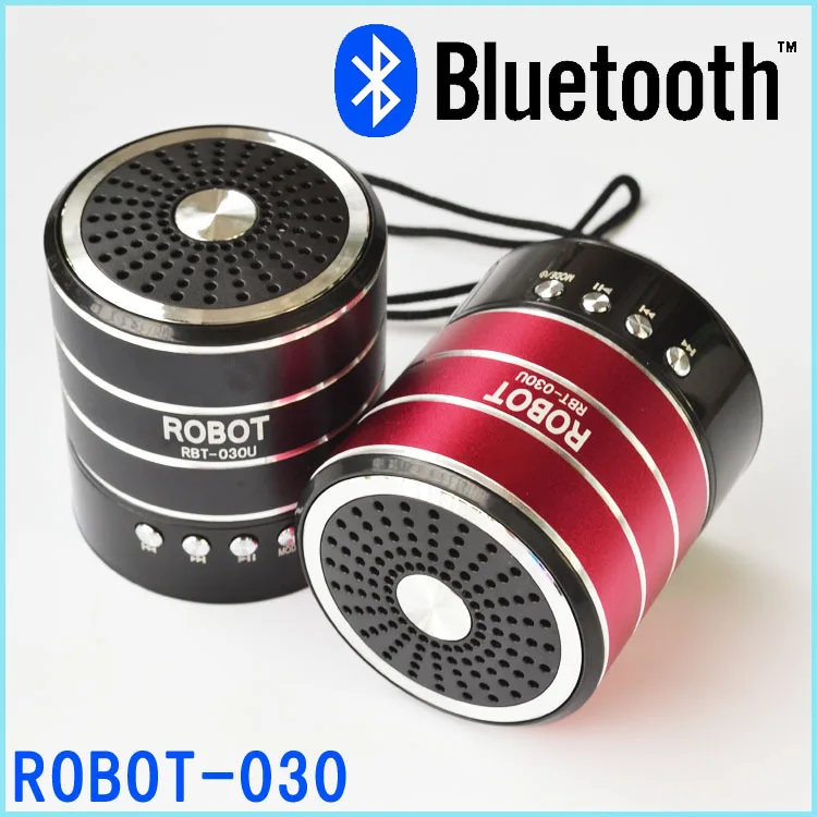 Robot 030u Portable Bluetooth Speaker Mini Tf Card Speaker With Usb