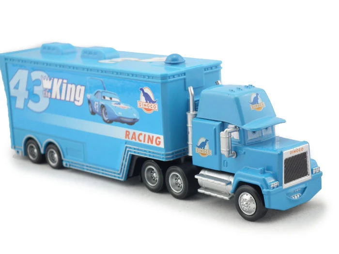 Pixar Cars #43 EL REY DINOCO RACING UNCLE MACK CARS Hauler Truck Coches ...