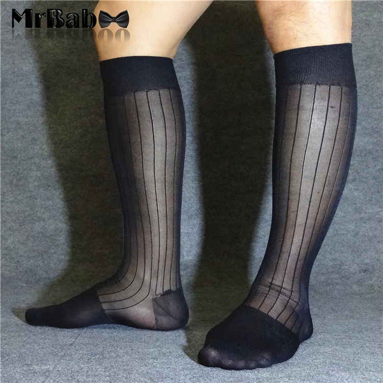 12Pairs Lot 100% Nylon Men's Dress Socks,Mens Knee High OTC Crew TNT ...