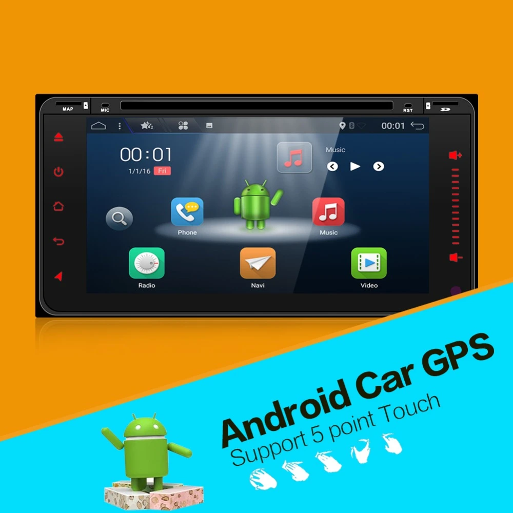 Bosion Android 6.0 2 Din car radio Car DVD GPS for Toyota CAR radio ...