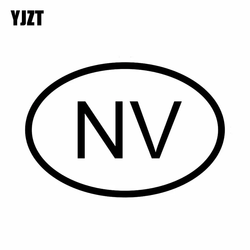 YJZT 13 2CM 9 1CM NV NEVADA COUNTRY CODE OVAL VINYL DECAL CAR STICKER yjzt-13-2cm-9-1cm-nv-nevada-country-code-oval-vinyl-decal-car-sticker