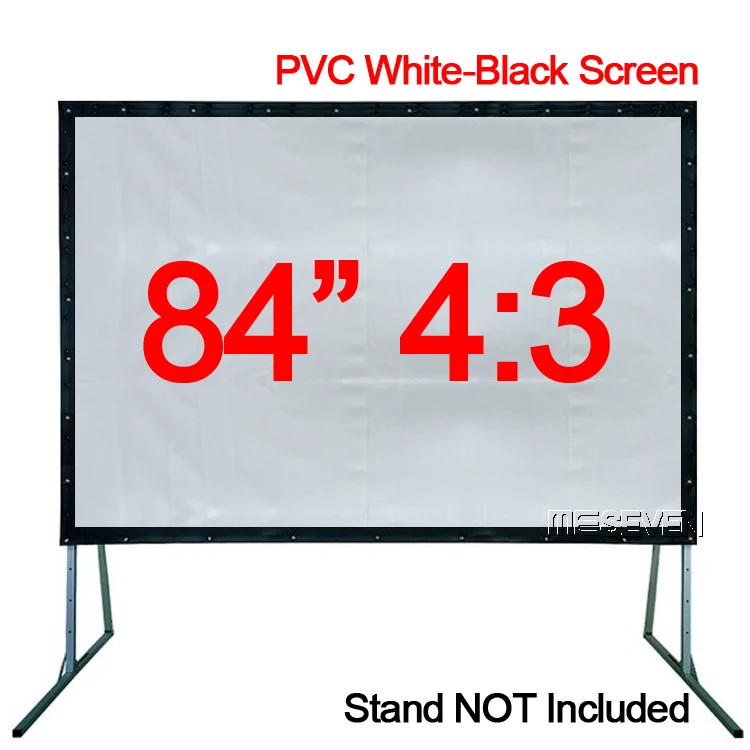 Hot-Sale-84-inches-4-3-PVC-Soft-White-Black-Projection-Screen-Curtain ...