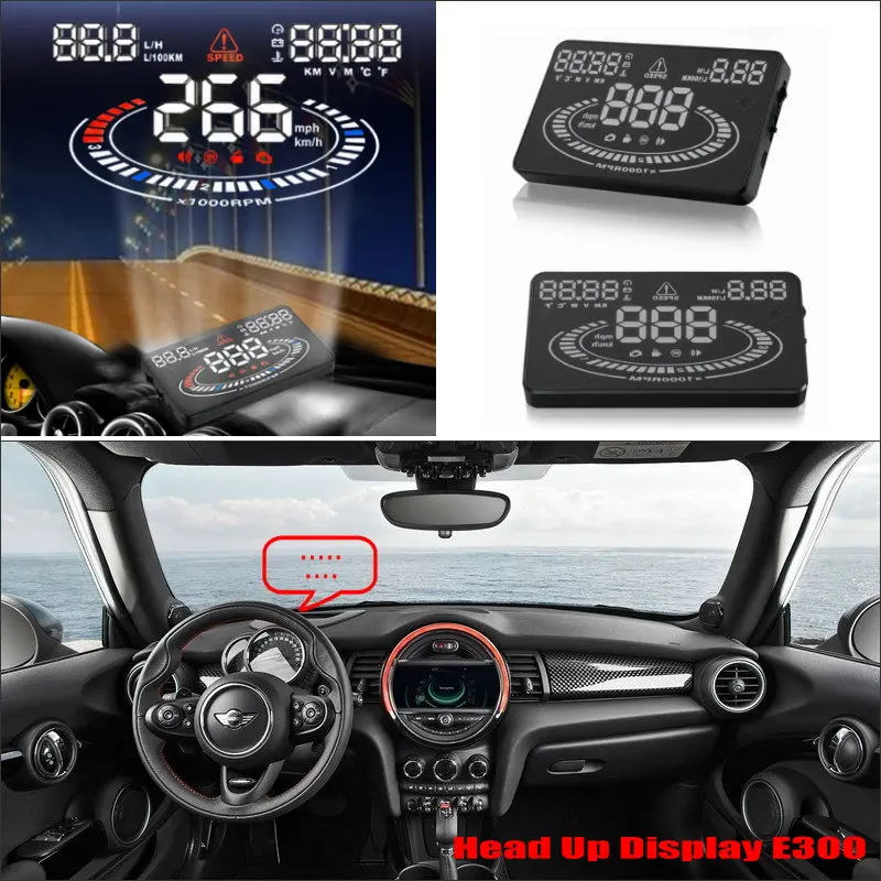 Car Hud Head Up Display For Mini Cooper R50 R52 R53 Hud Head Up Display ...