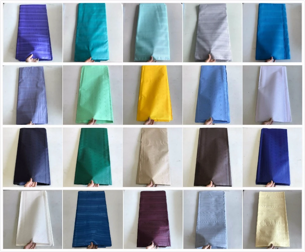 New Color Nigerian Real Cotton Atiku Lace For Men Cloth Atiku Fabric 5 ...