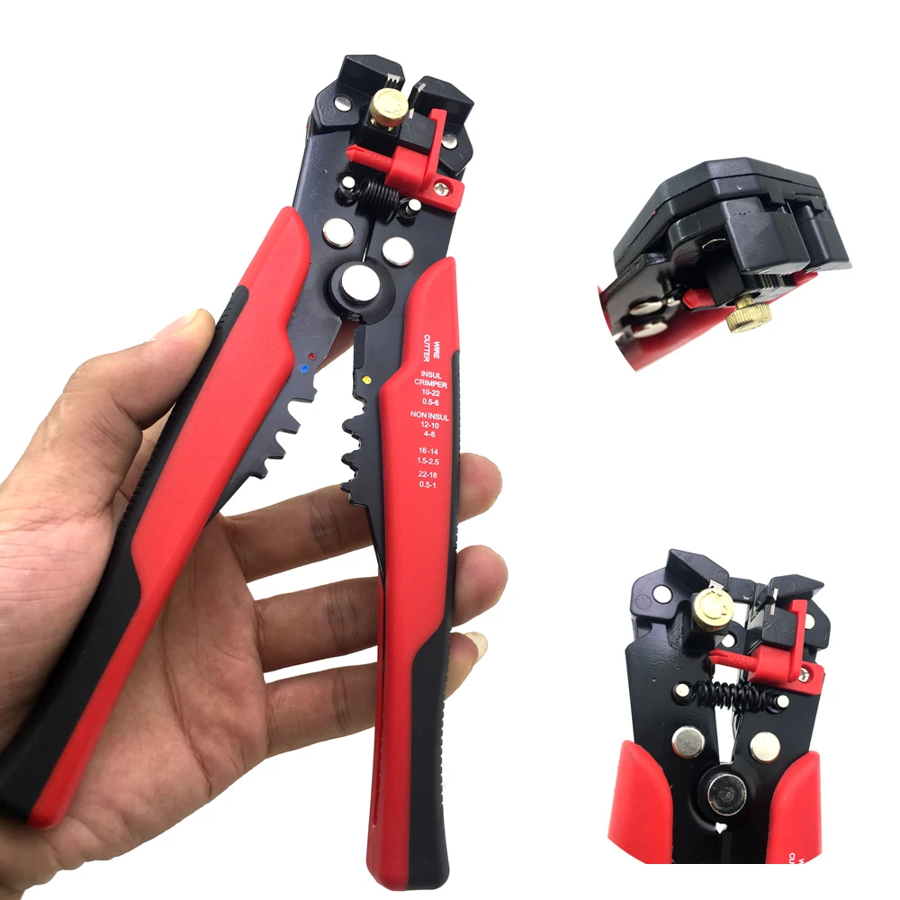 Cable Wire Stripper Automatic Crimping Tool Peeling Pliers Adjustable ...